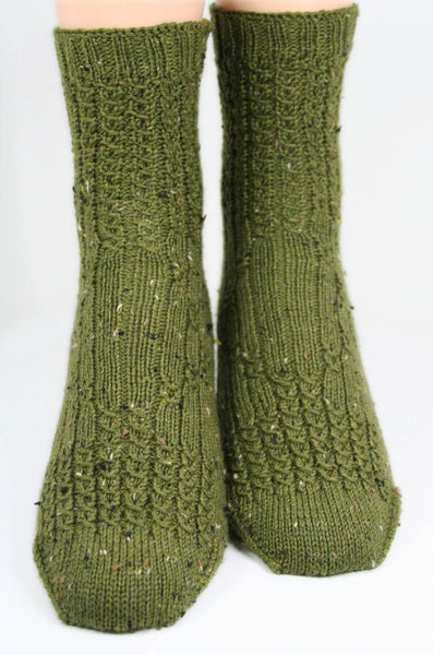 KNITTING PATTERN for Mock Cable Diamond Socks - Sock pattern - Digital ...